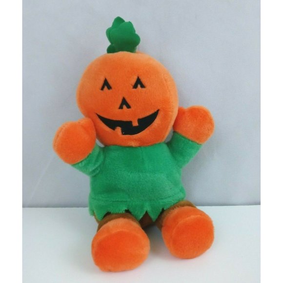 Kellytoy | Toys | Kellytoy 1 Halloween Jack O Lantern Pumpkin Boy Plush ...